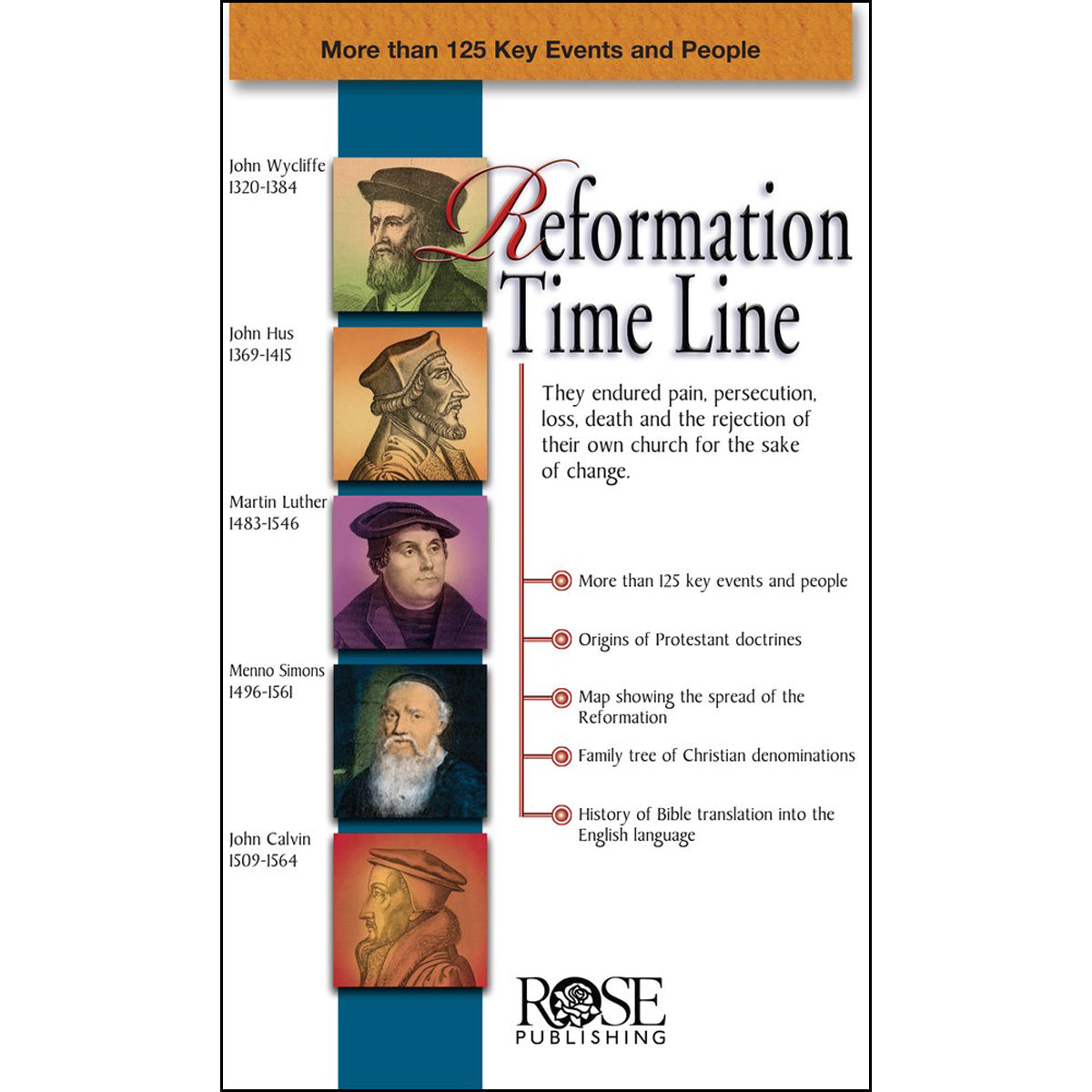 Reformation Time Line: More Than 125 Key Events And People (Pamphlet ...